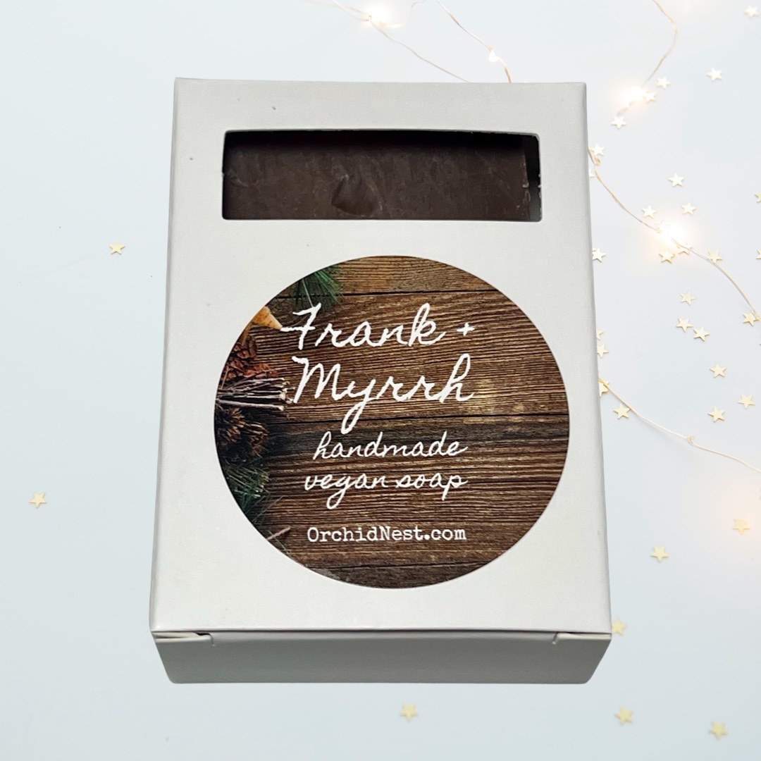 Frank & Myrrh Soap - Welcome to the Orchid Nest